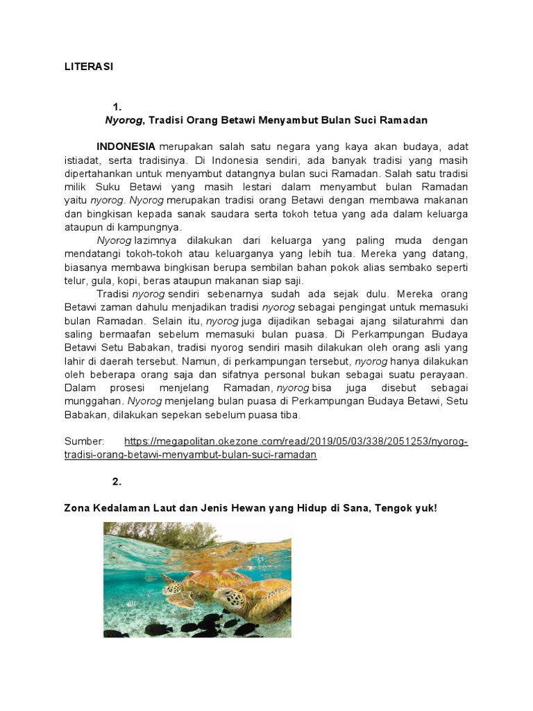 Contoh Stimulus - AKM - Odt | PDF