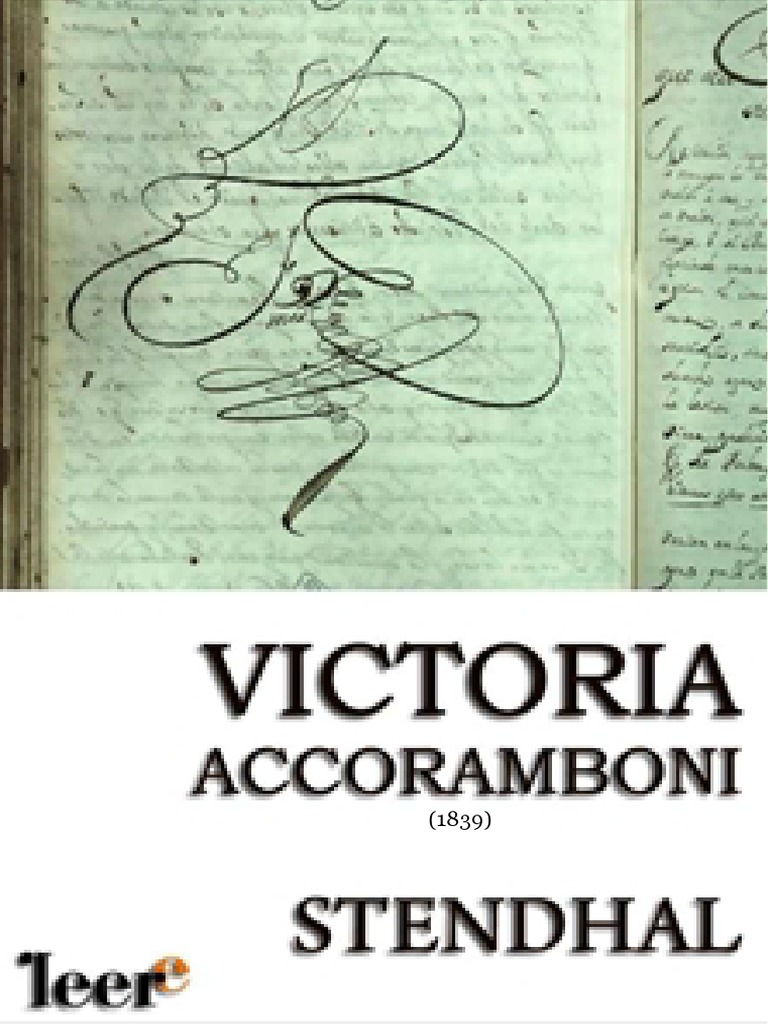 Stendhal - Victoria Accoramboni | PDF | Pape | Le Prince
