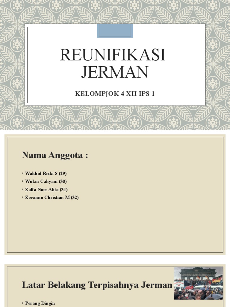 Reunifikasi Jerman 4 | PDF