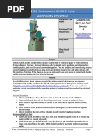 Belt Linisher Sop | PDF | Abrasive | Belt (Mechanical)