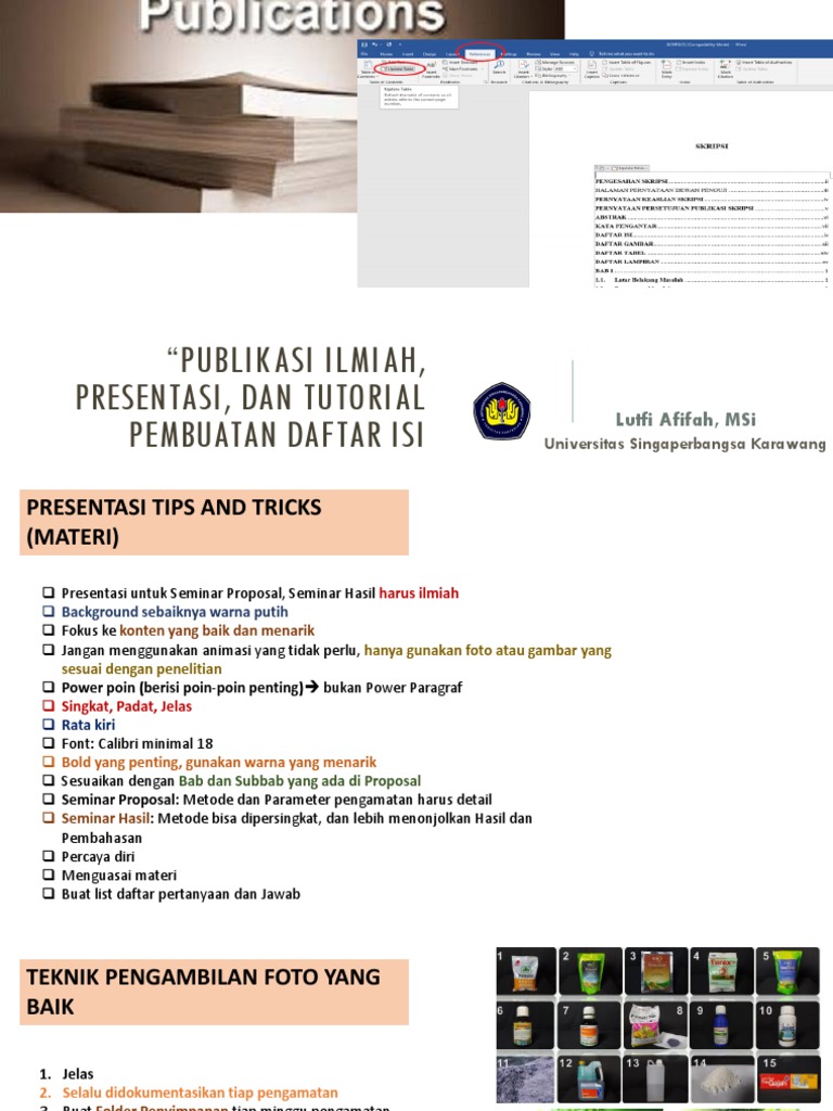 MPPS 2. Publikasi, Daftar Isi | PDF
