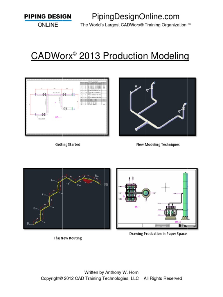 CADWorx 2013 Production Modeling PDF | PDF | Pipe (Fluid Conveyance ...