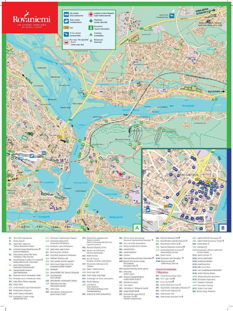Mapa de Rovaniemi | PDF