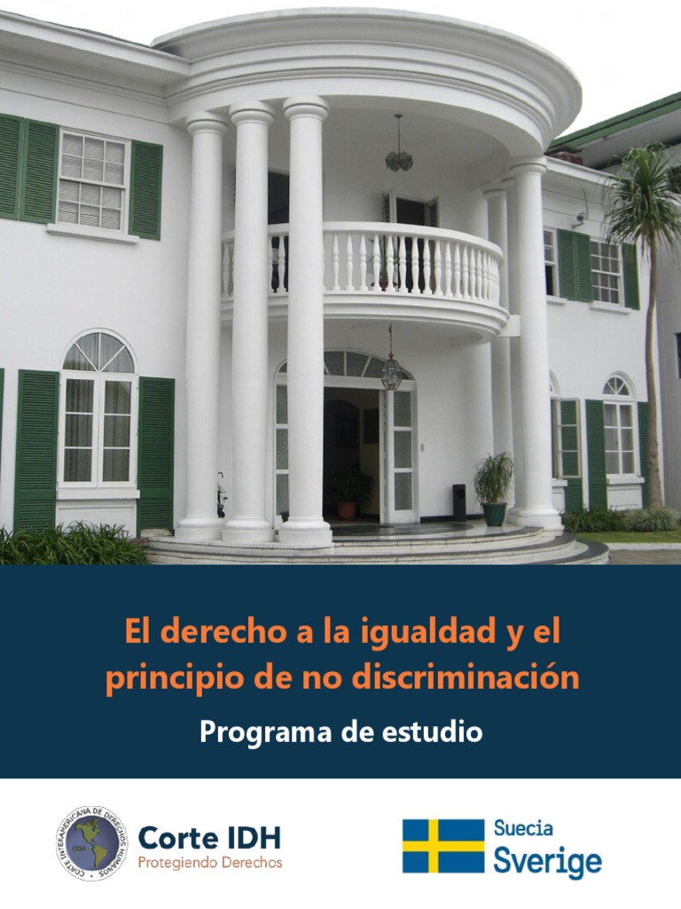 Curso de Igualdad y No Discriminacion CIDH | PDF | Discriminación | Caso de ley