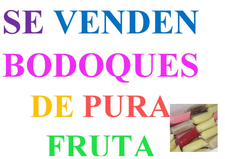 Se Venden Bodoques | PDF