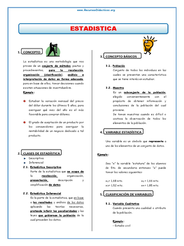 Estadistica 5 Secundaria Pdf Pdf Estadísticas Mediana