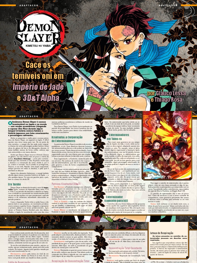 Demon Slayer 3D - T e Imperio de Jade | PDF | Japão | Humano