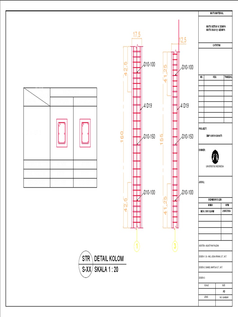 Detail Kolom PDF | PDF