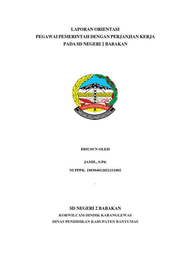 LAPORAN ORIENTASI Jamil SDN 2 Babakan PDF | PDF