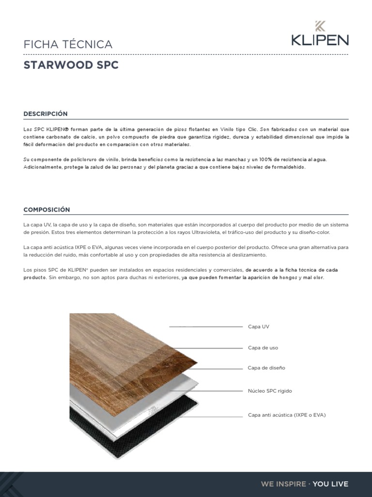 Klipen Piso Click SPC | PDF | Aspiradora | Química