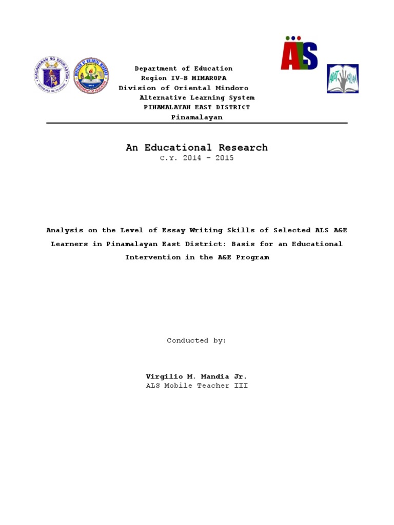 Assessing Essay Writing Skills and Identifying Areas for Improvement: An Analysis of the ...