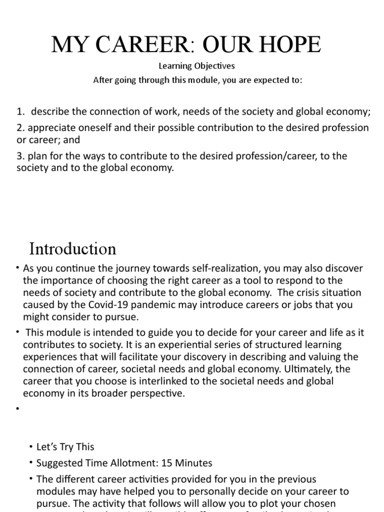 Choosing My Future Career Path | PDF | Poetry | Psychological Concepts
