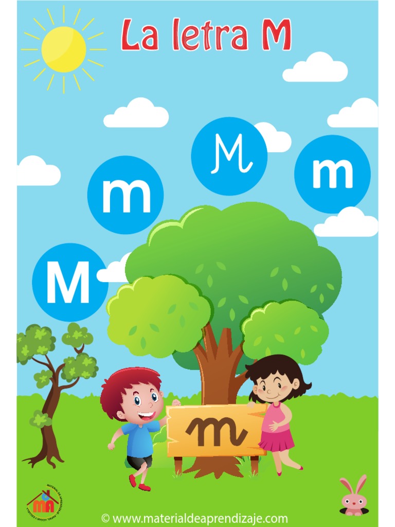 06 La Letra M Material de Aprendizaje Imprenta | PDF