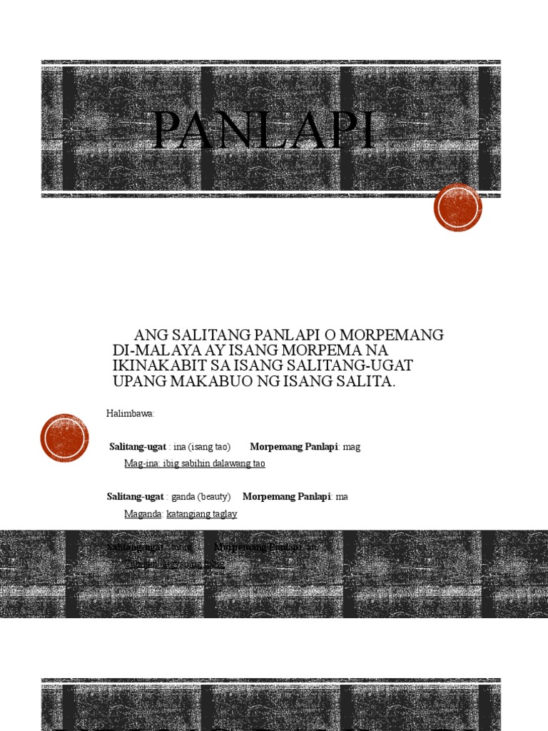 Panlapi | PDF