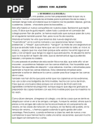 Ficha de Lectura #01 Plan Lector - 1ro Secundaria | PDF