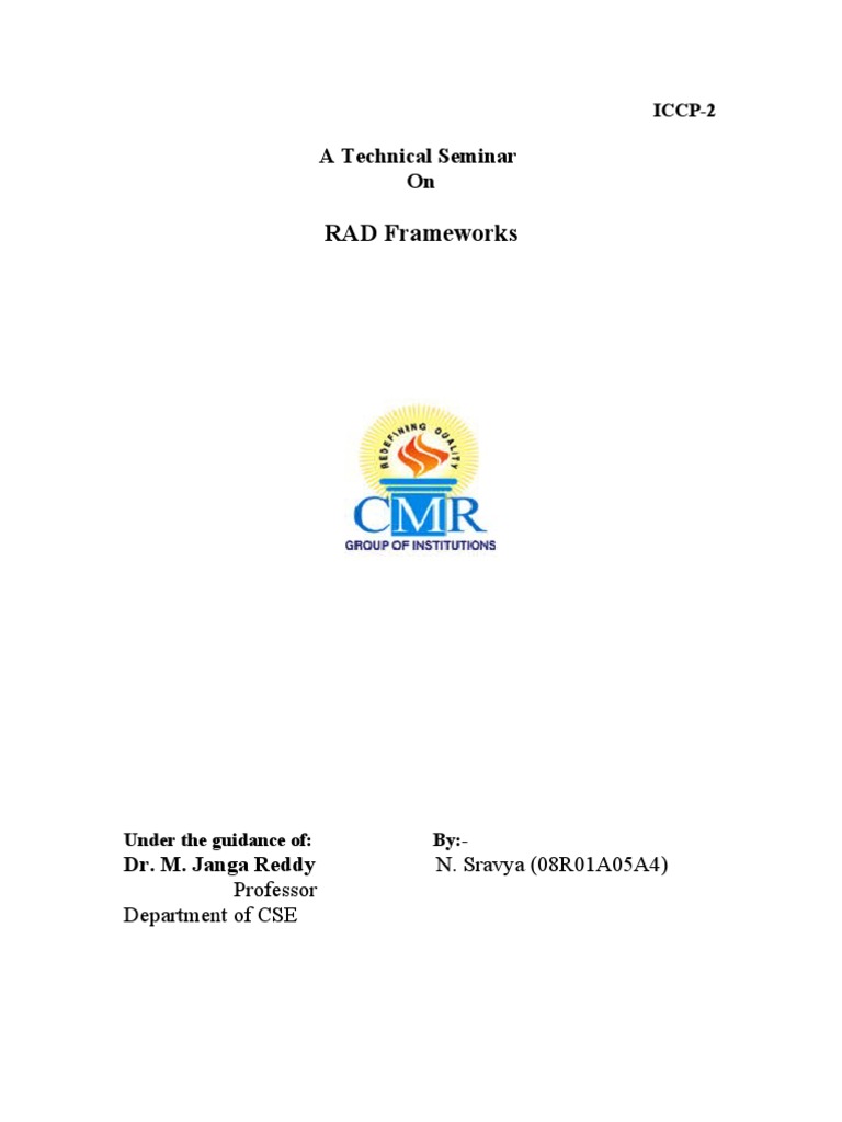 A Technical Seminar | PDF
