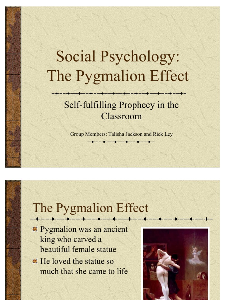 Pygmalion Effect