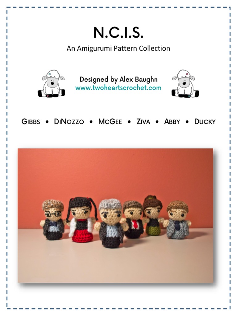 Ncis Amigurumi Pattern Packet | PDF | Embroidery | Yarn