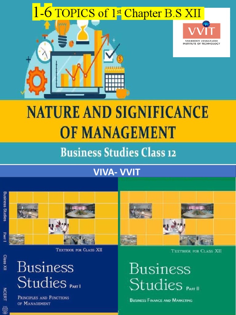 1 - 7 Topics of 1st Chapter Business Studies For Class XII CBSE ...