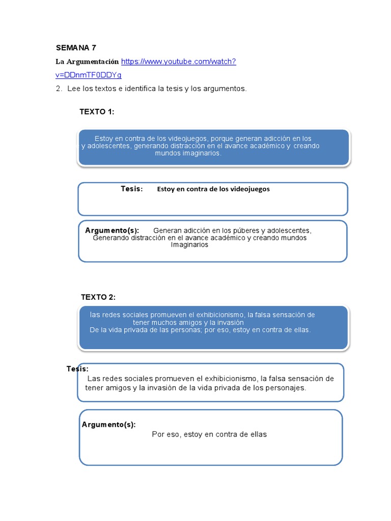 Semana 3 Actividad de Autoestudio 2 Resueltos Part 1 | PDF