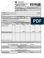 BIR Form 2307 Updated AUG 2023 | PDF | Payments | Taxes