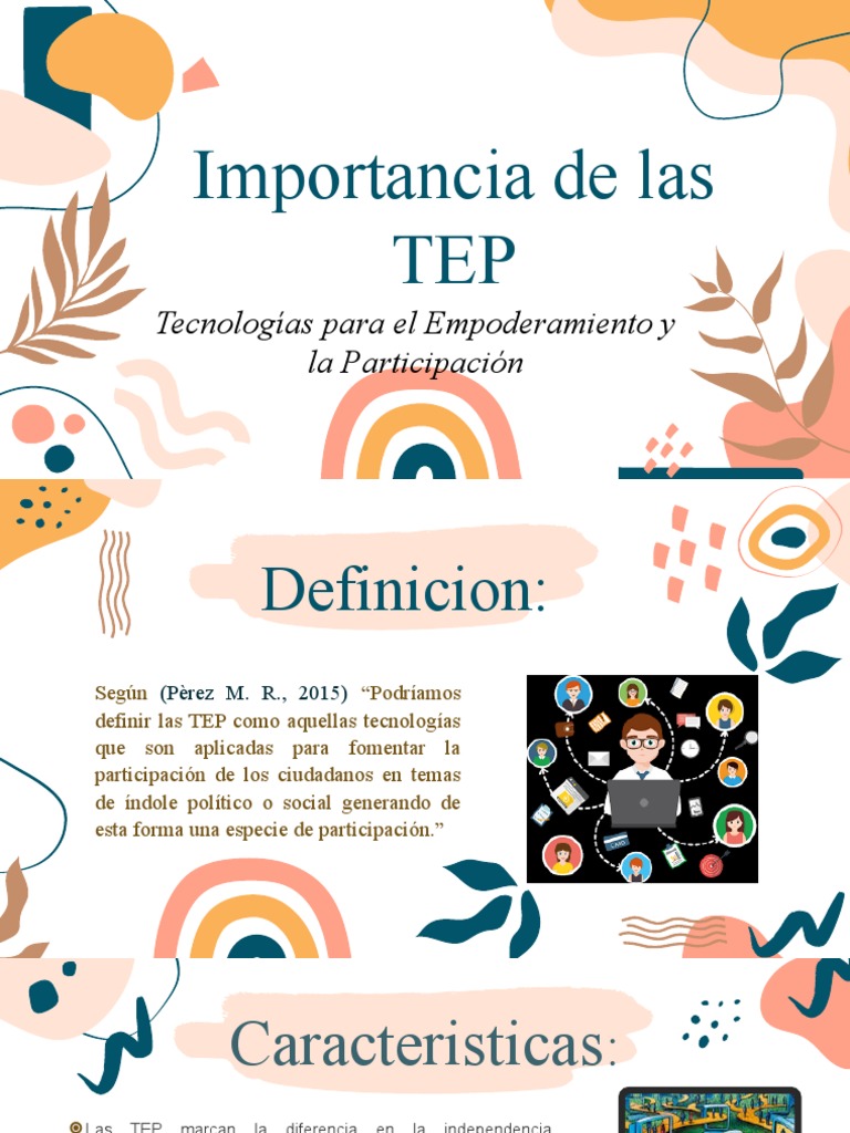 Importancia de Las Teps | Descargar gratis PDF | Empoderamiento ...