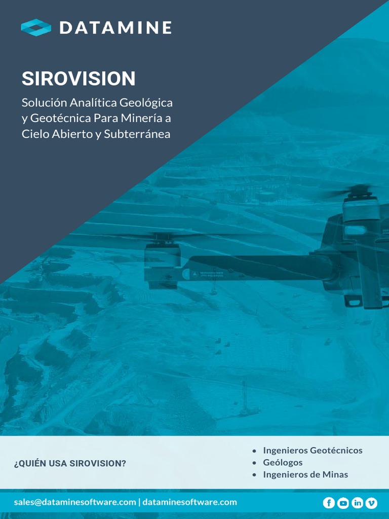 Datamine Sirovision | PDF | Software | Cámara digital