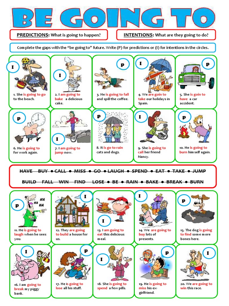 Will - Be Going To (Homework) | PDF