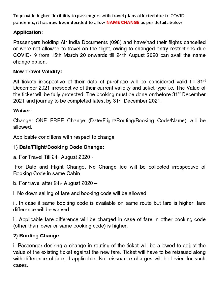 Name-Change-Waiver Form | PDF | Fare | Credit Card