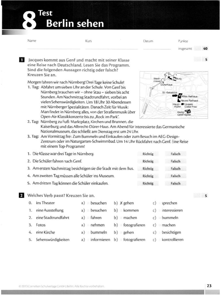 Test Berlin Sehen 8 | PDF