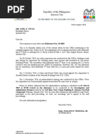 Barangay Endorsement Letter | PDF