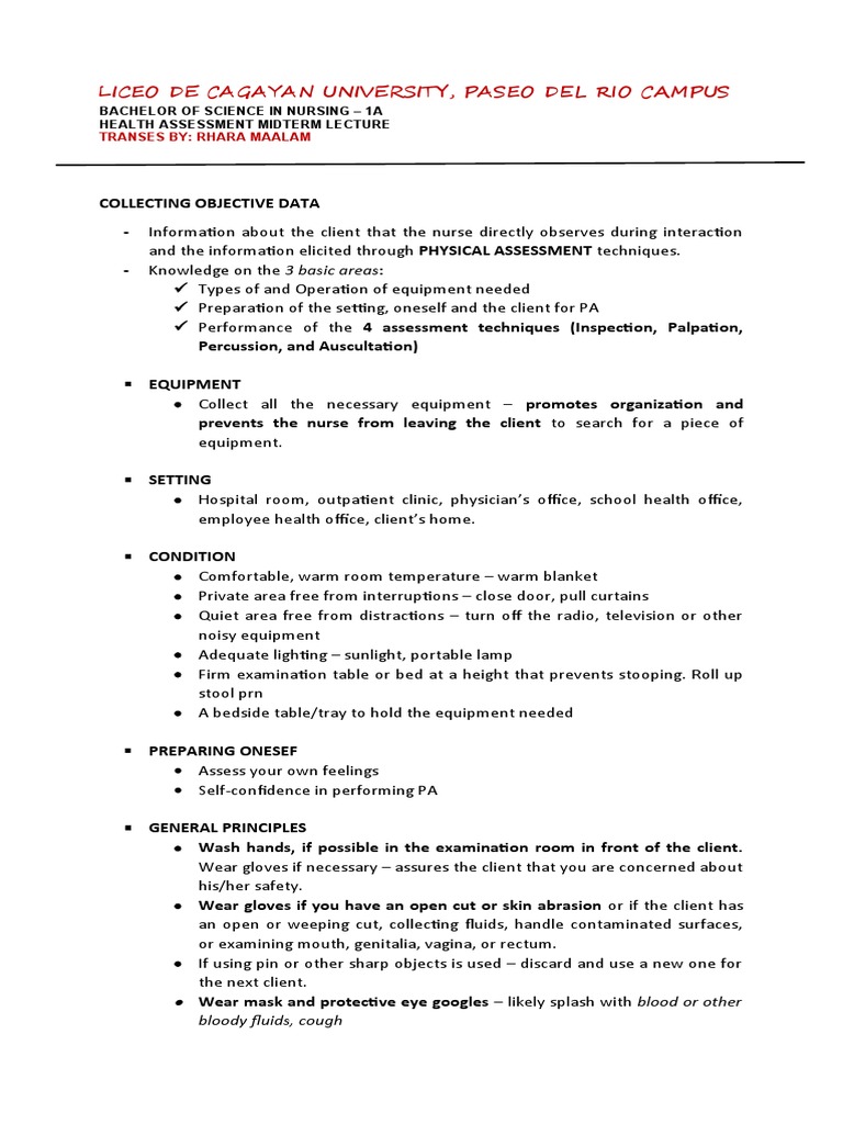 HA Midterm Reviewer | PDF | Hypothermia | Sound