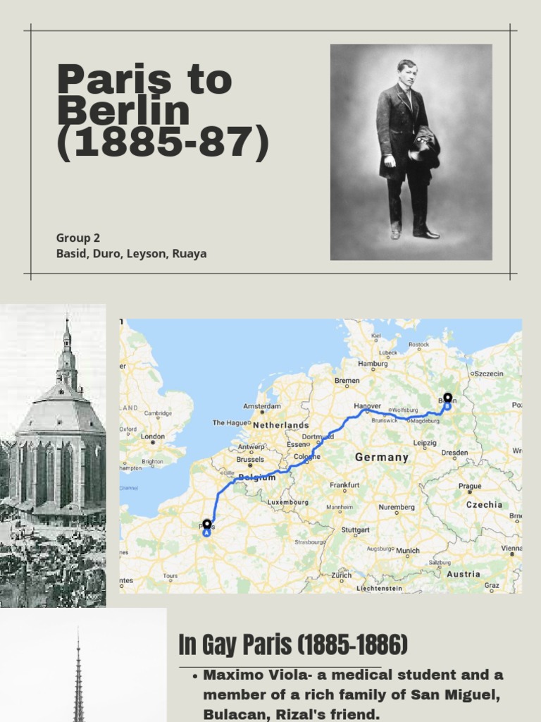 Rizal's Educational Journey Through Europe: His Time Studying Medicine ...