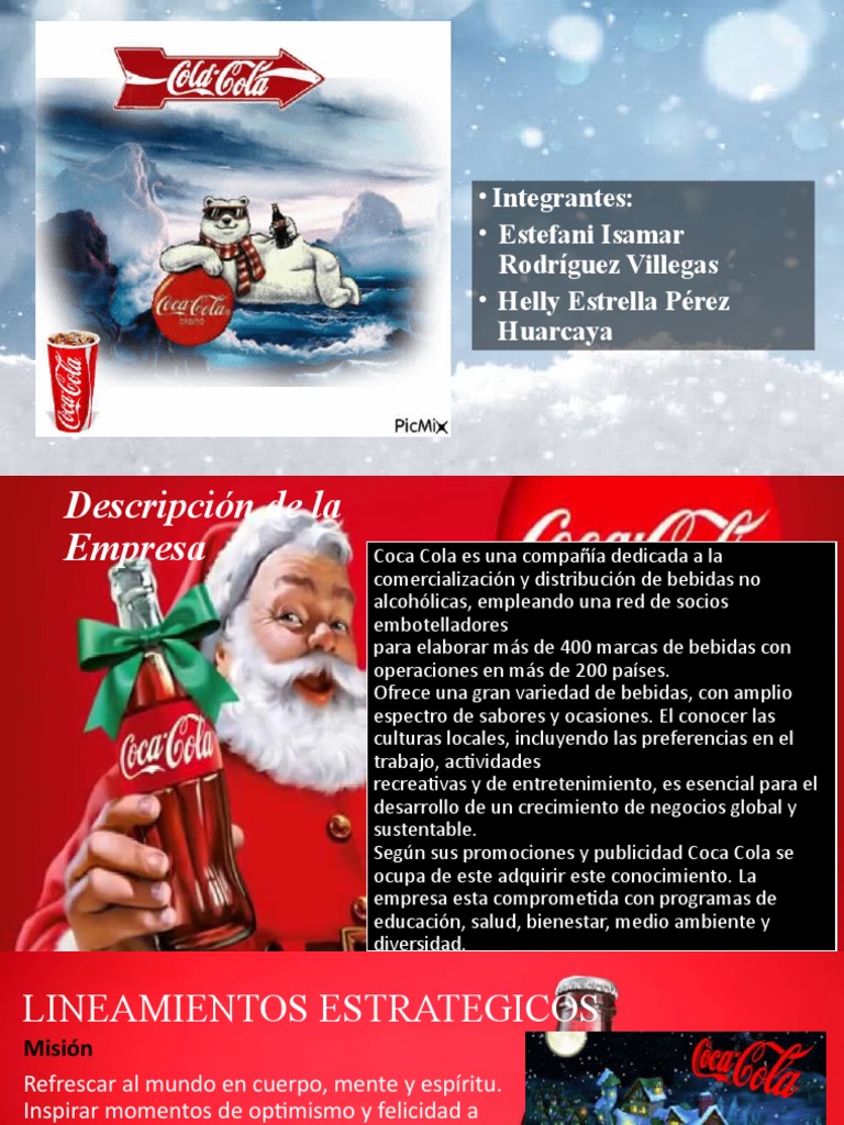 COCA COLA POWER POINT EXAMEN FINAL - Avance | PDF | Marketing ...