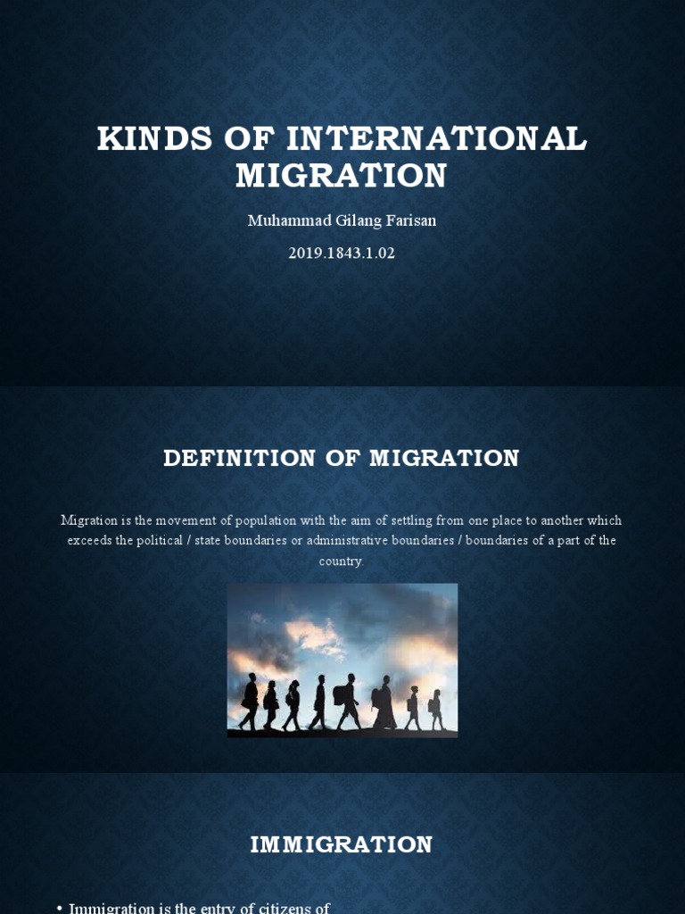 Types of International Migration Explained | PDF | Social Science