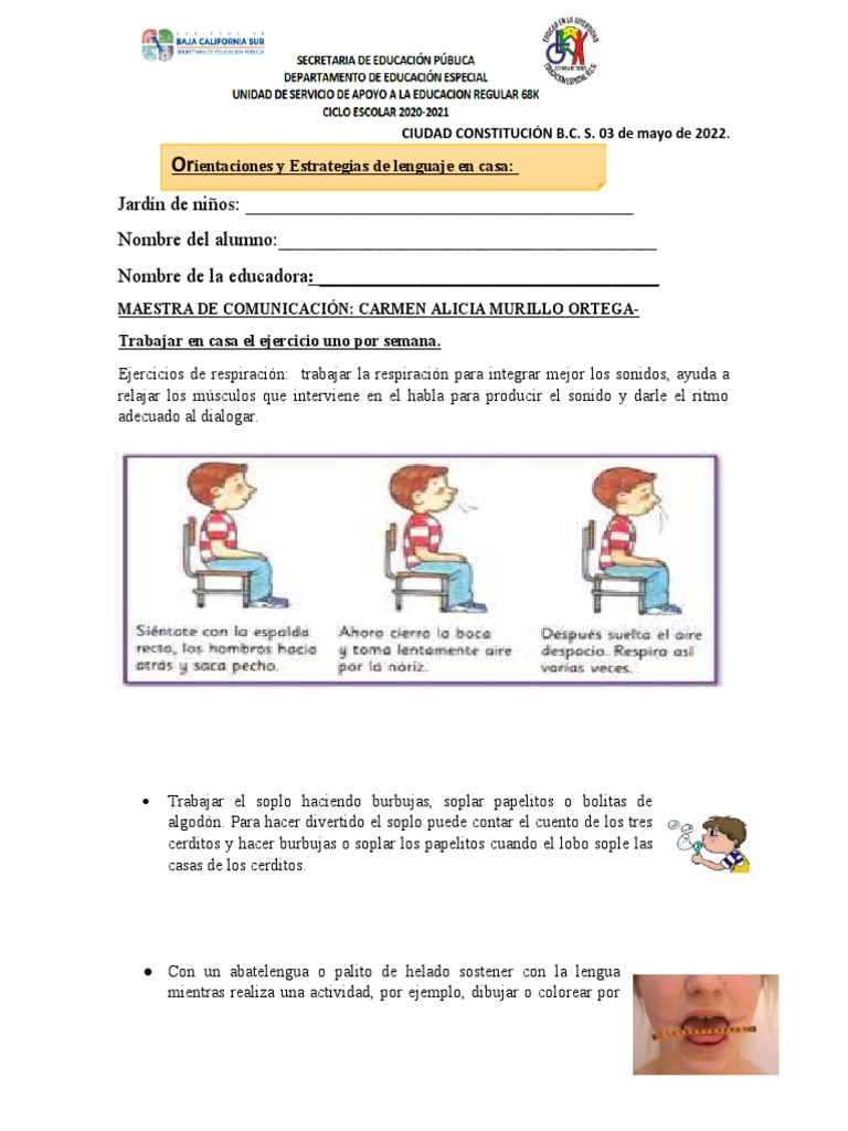 Estrategias de Lenguaje, Área de Comunicación | PDF