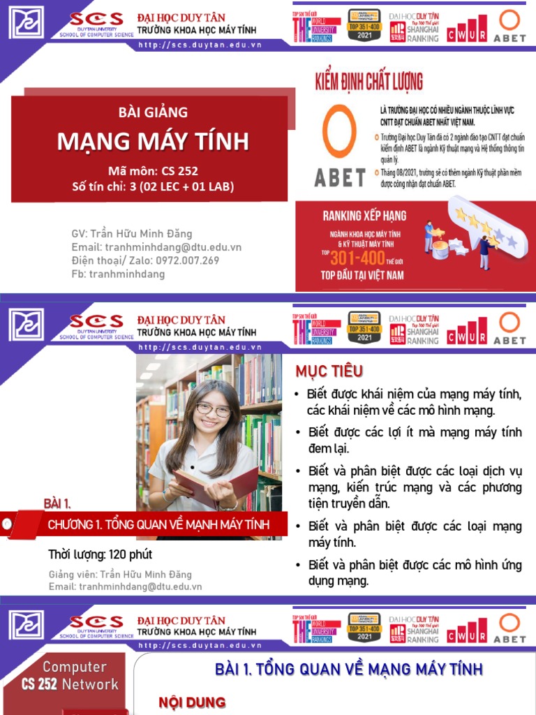 CS 252 - M NG Máy Tính - 2022 - LEC 01 - Chapter 1. OVERVIEW PDF | PDF