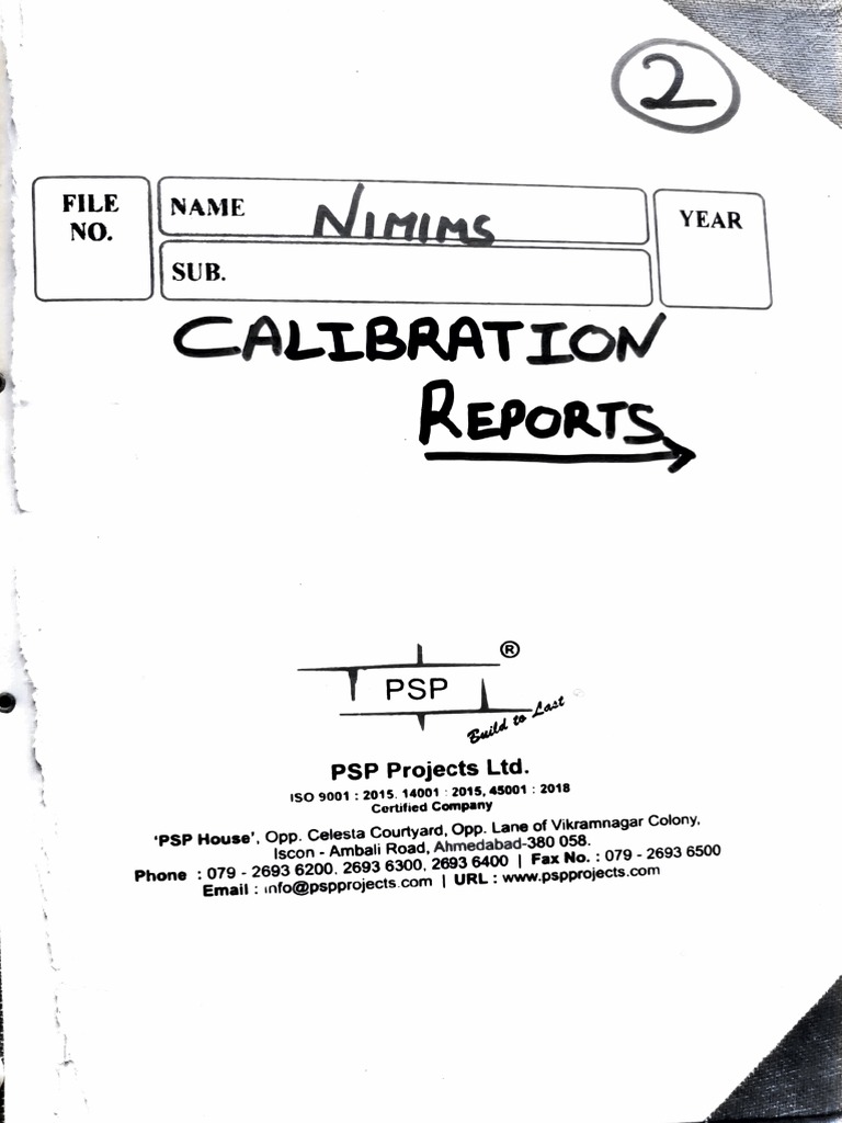 Calibration Report PDF | PDF | Calibration | Uncertainty