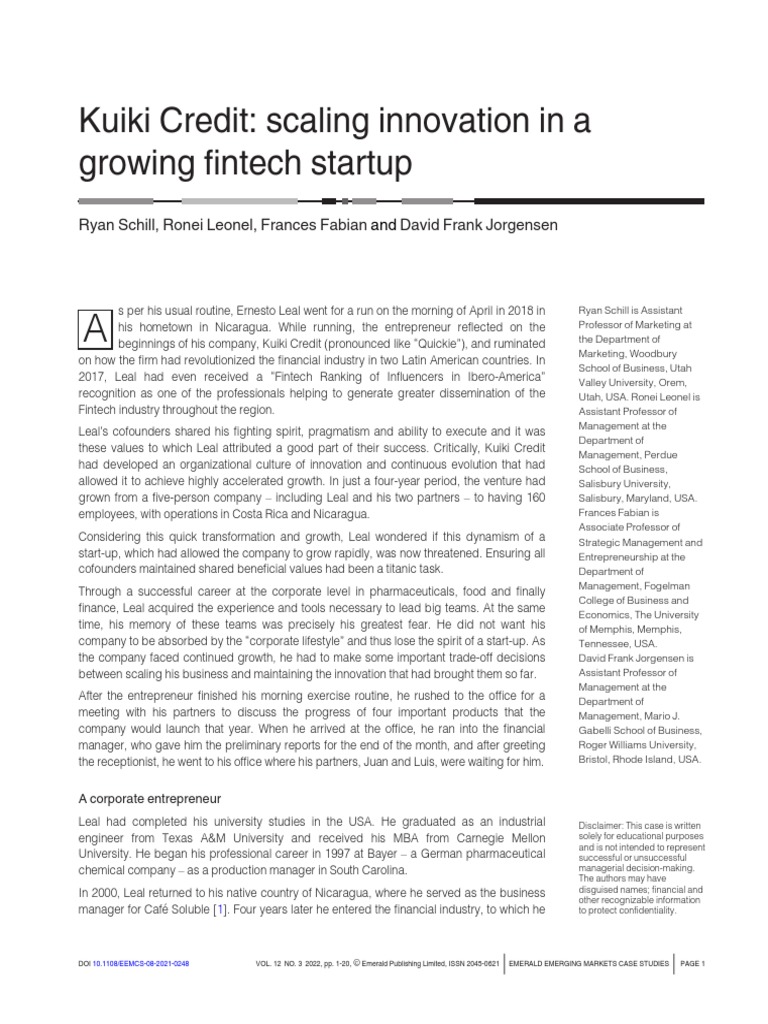 Kuiki Credit | PDF | Banks | Finance & Money Management