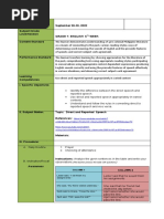 A Detailed Lesson Plan in Direct and Indirect Speech | PDF | Grammar ...