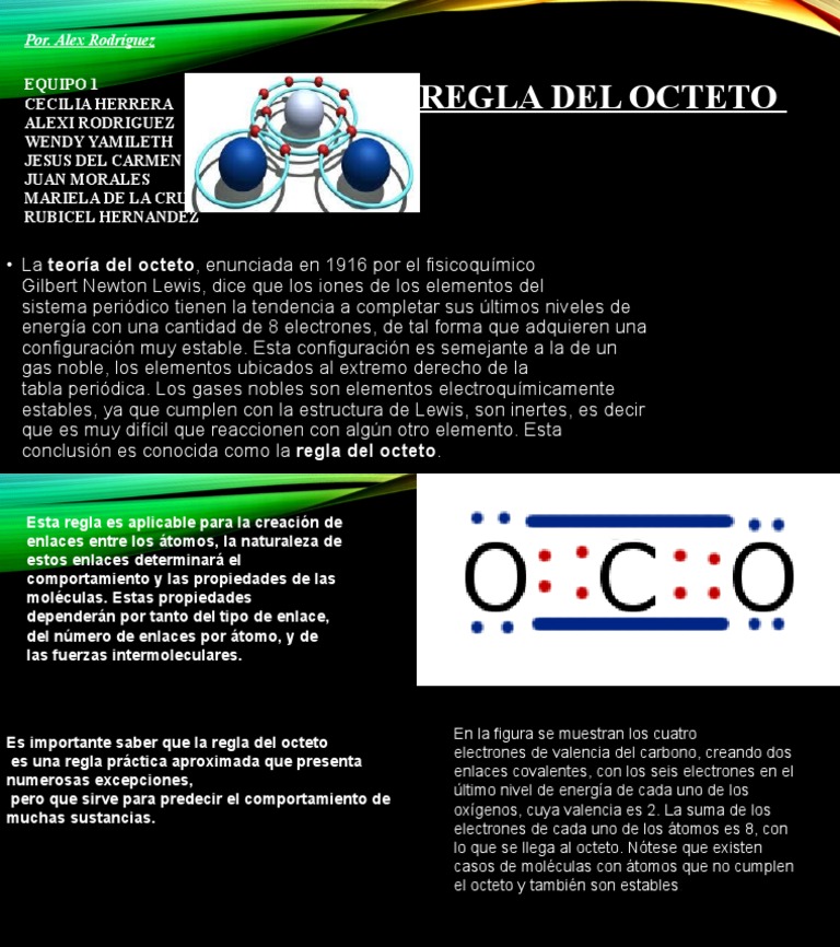 La Regla del Octeto: Definición y Aplicaciones | PDF