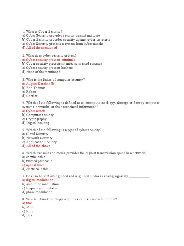 Cyber Security Module - I | PDF | Computer Network | Hypertext Transfer Protocol