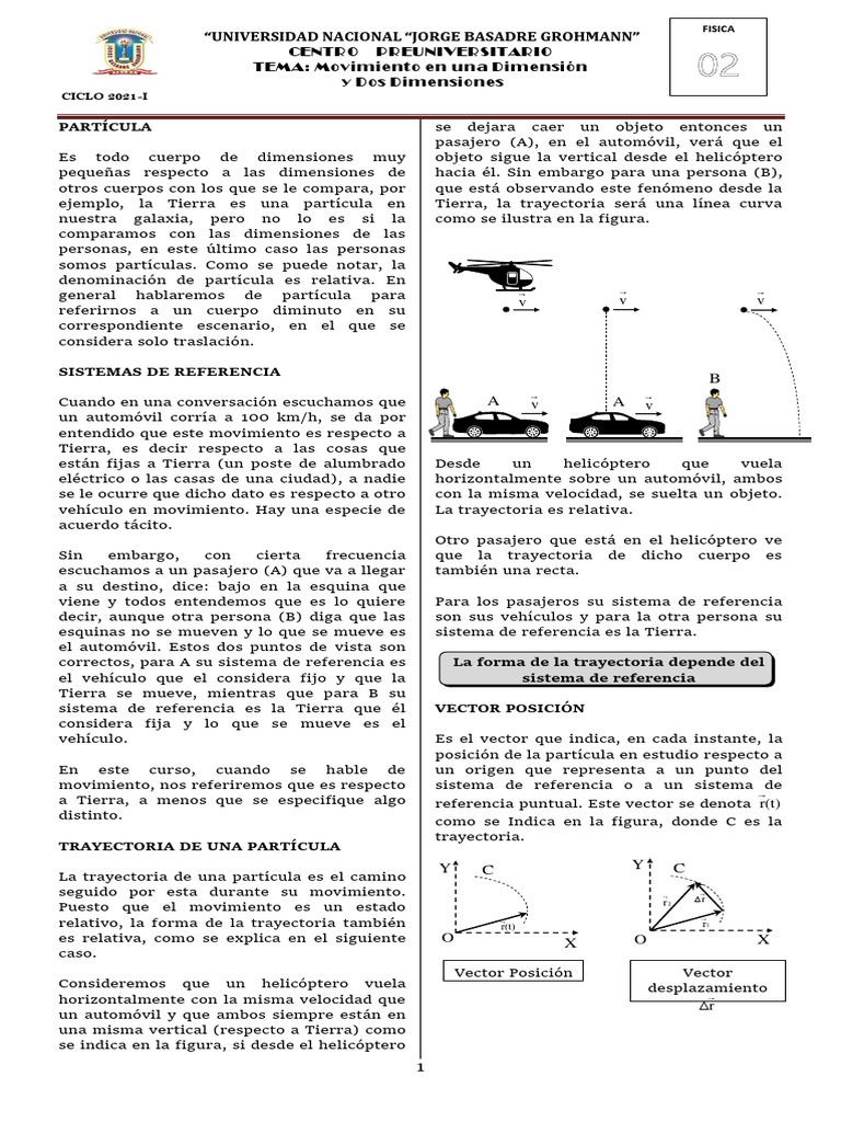 Pract. 02 Fisica. | PDF | Vector Euclidiano | Velocidad