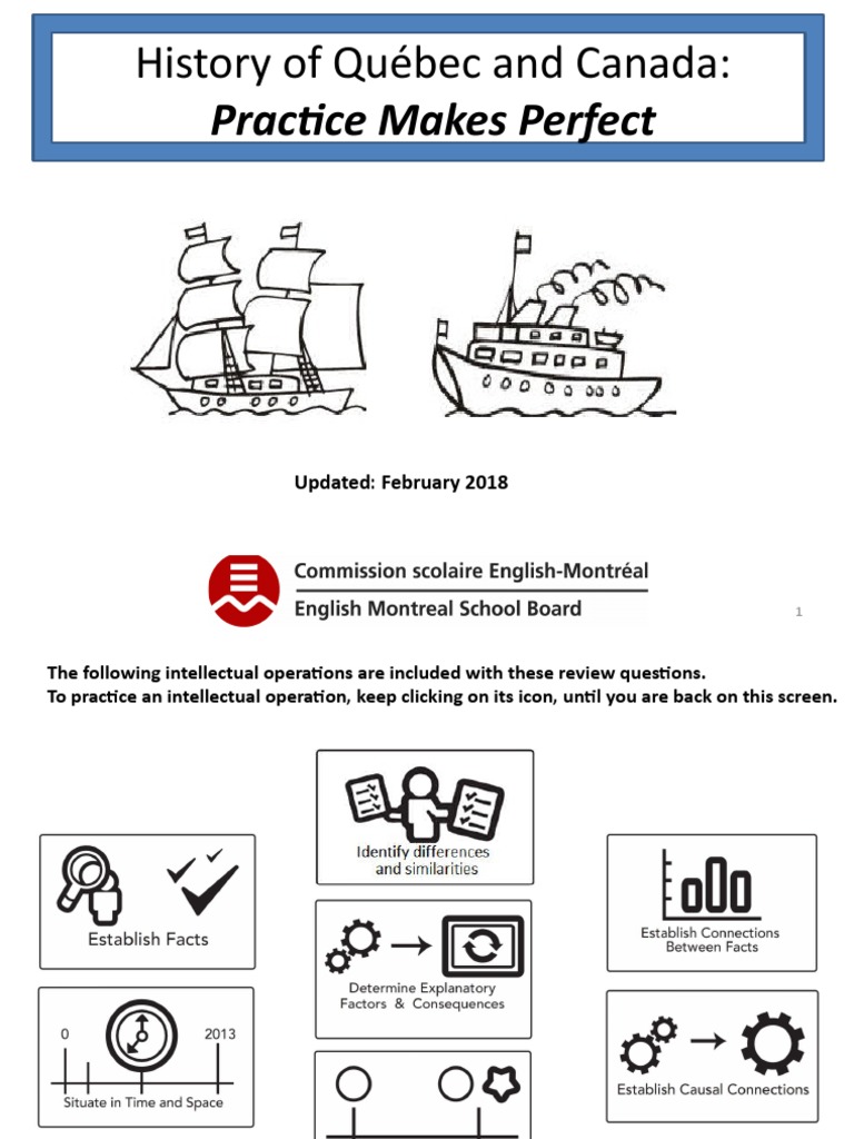 Secondary 4 History Exam Review Guide | PDF | Provinces And Territories ...