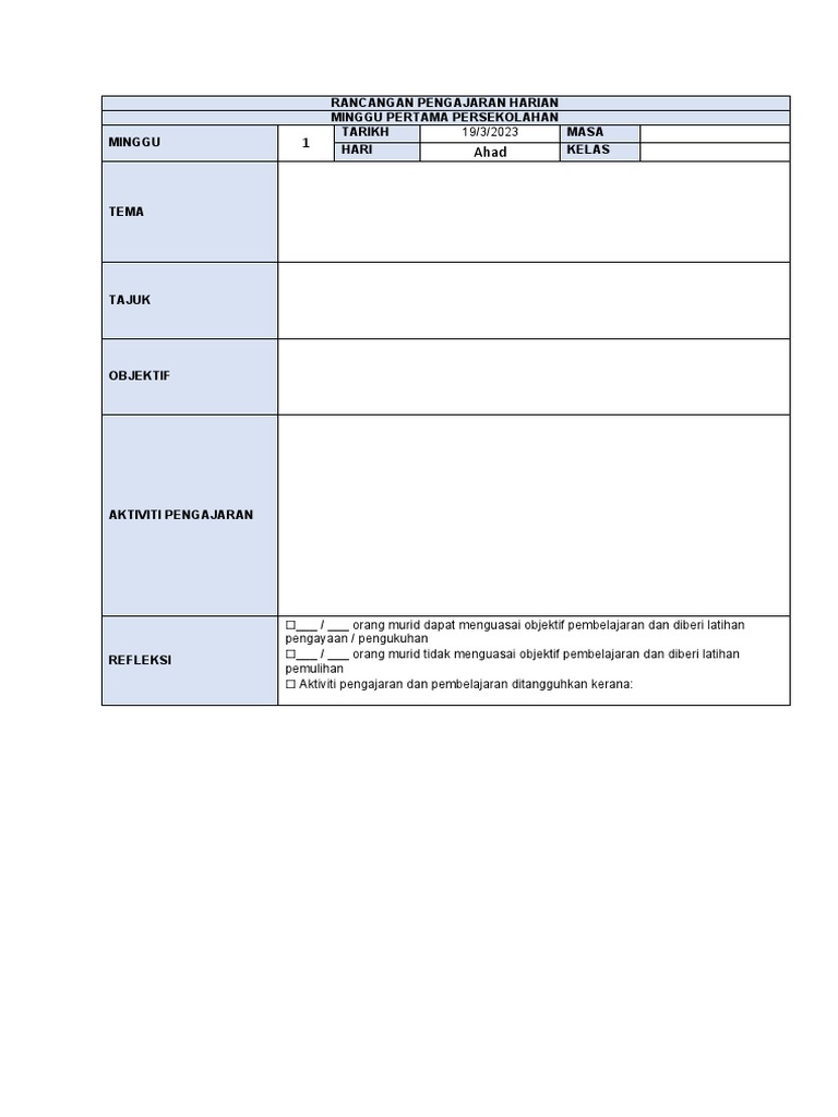 RPH TERKINI.docx | PDF