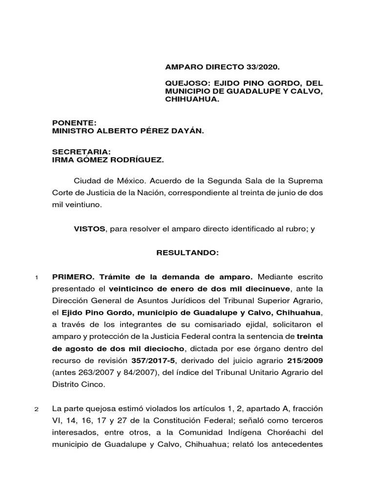 Amparo PDF | PDF | Justicia | Crimen y violencia