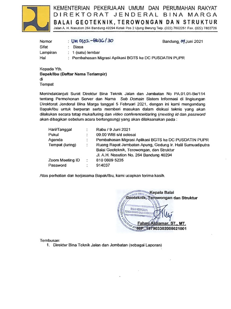 UM-30 Pembahasan Migrasi Aplikasi BGTS Ke DC Pusdatin PUPR | PDF UM-30 Pembahasan Migrasi Aplikasi BGTS Ke DC Pusdatin PUPR | PDF