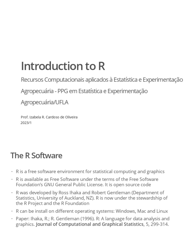 A Comprehensive Introduction to Using R for Statistical Analysis ... A Comprehensive Introduction to Using R for Statistical Analysis ...
