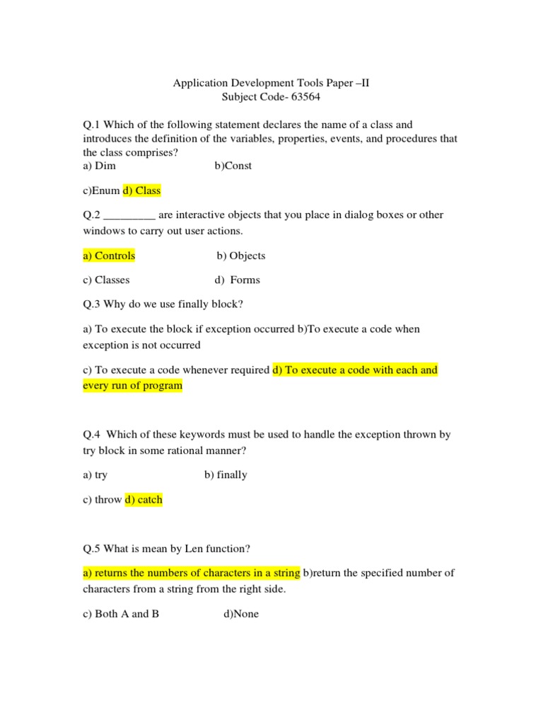 ADT Paper-II | PDF | Computers