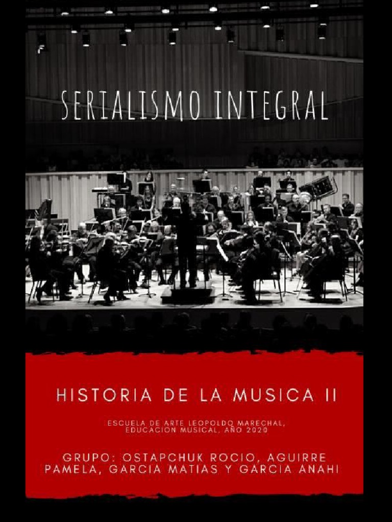 Serialismo Integral | PDF | Música clásica | Las artes escénicas